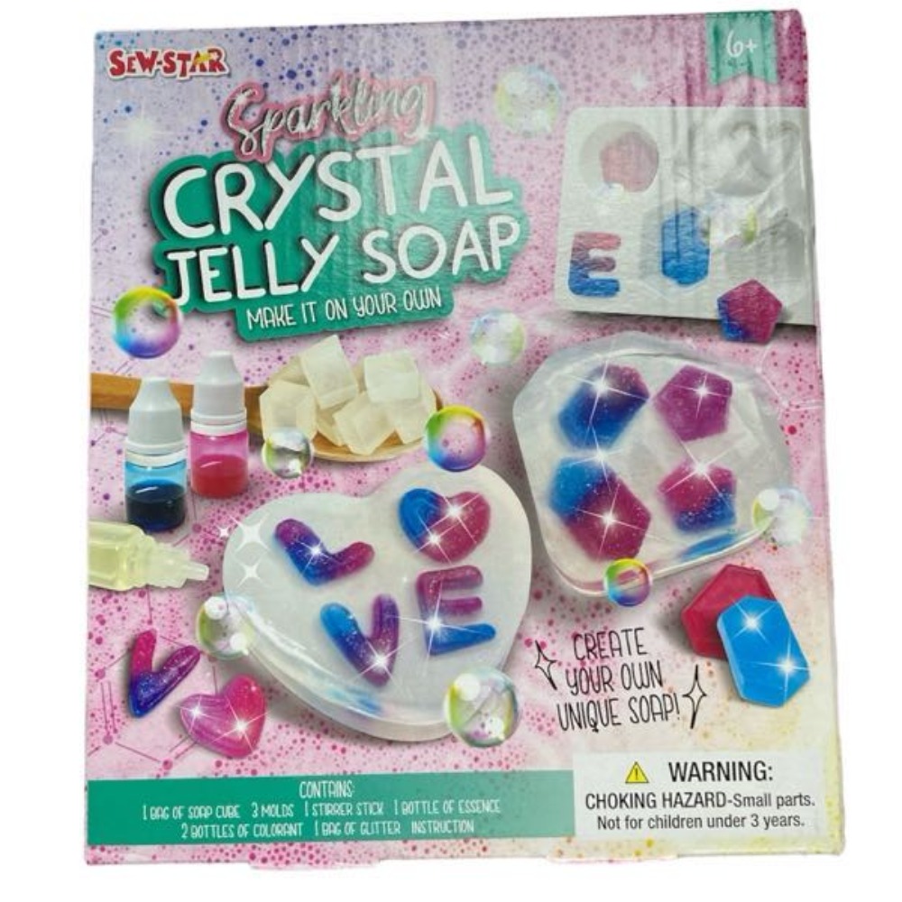 New Sparkling Crystal Jelly Soap - Make your Own - Own4Less